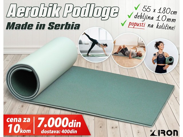 Aerobik podloge Strunjače za yogu Fitness podloge 10kom