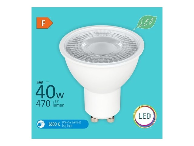 Sijalica LED GU10  5W  6500K