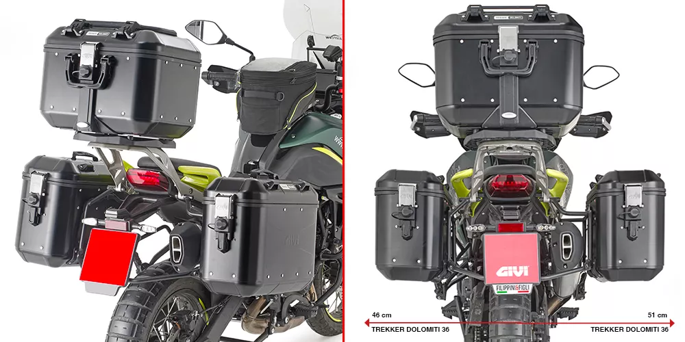 GIVI PL8717 NOSAČ BOČNIH KOFERA BENELLI TRK702 2023-24