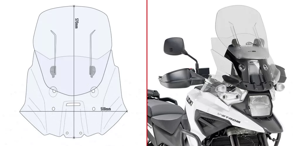 GIVI AF3117 VIZIR SUZUKI V-STROM 1050/DE/XT 2020-23