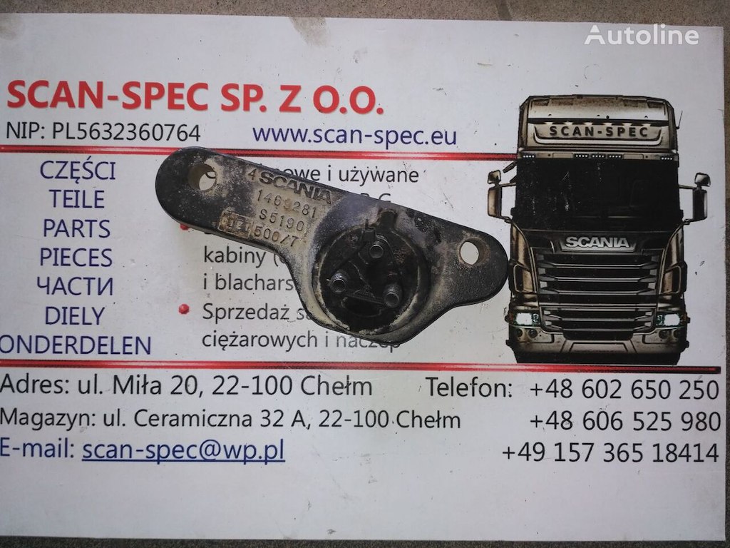 Scania wspornik mocowania 1469279 držač motora za Scania P R G T tegljača