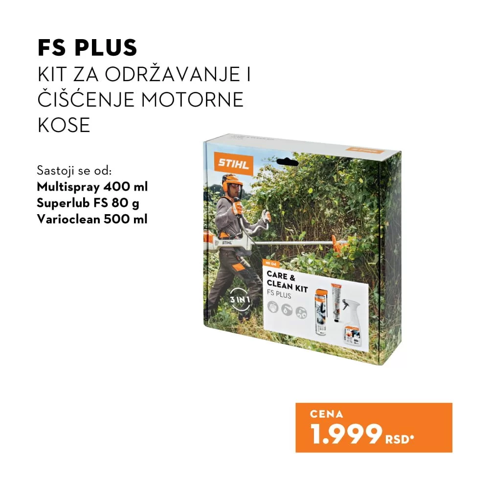 FS PLUS-KIT za održavanje i čišćenje motorne kose