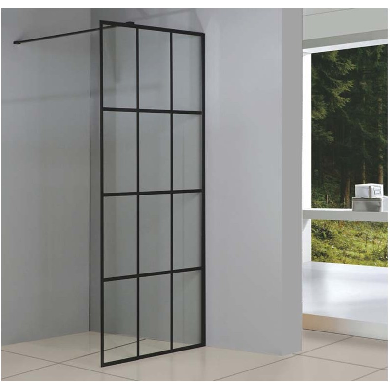 Tuš paravan Walk-in Saskia 90x195cm providno staklo 8mm