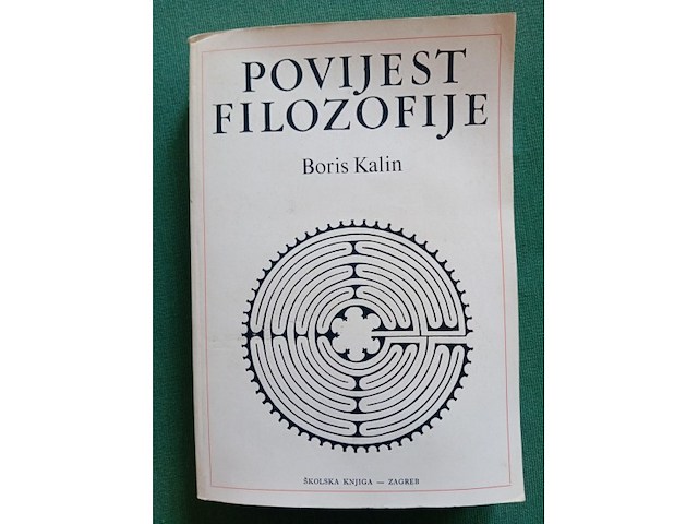 Boris Kalin Povijest filozofije