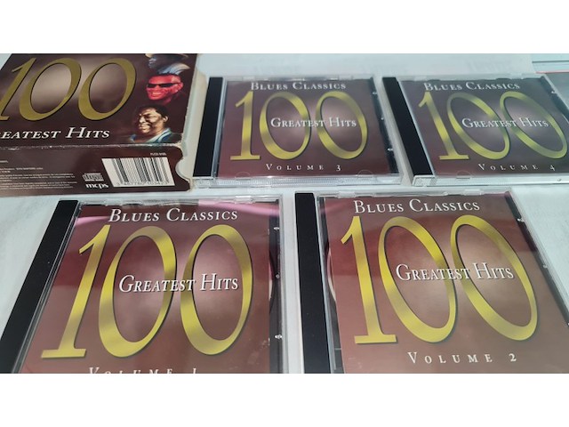 VA - 100 blues classics, Greatest hits 4CDa , ORIGINAL