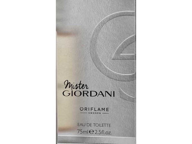 MISTER GIORDANI ORIFLAME 75ML NOV U CELOFANU