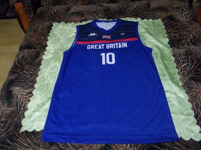 Great Britain - 10 - Andelkovic - FIBA Basketball - XL