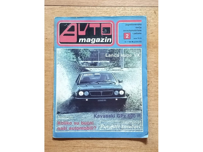 Auto Magazin - Broj 2 - 1985.g - Lanča Kupe -