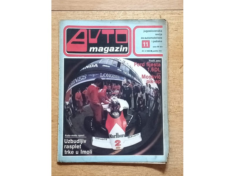 Auto Magazin - Broj 11 - 1985.g - Formula 1 -