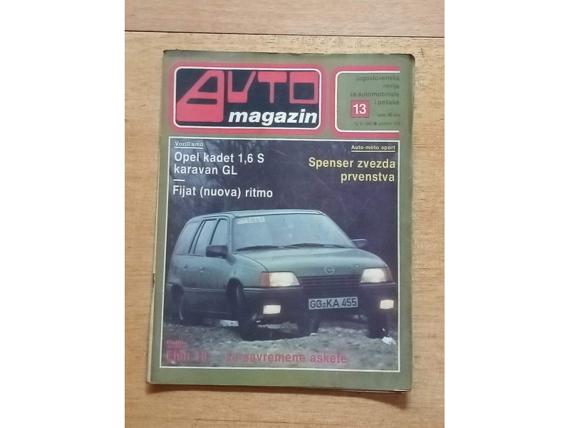 Auto Magazin - Broj 13 - 1985.g - Fijat Ritmo