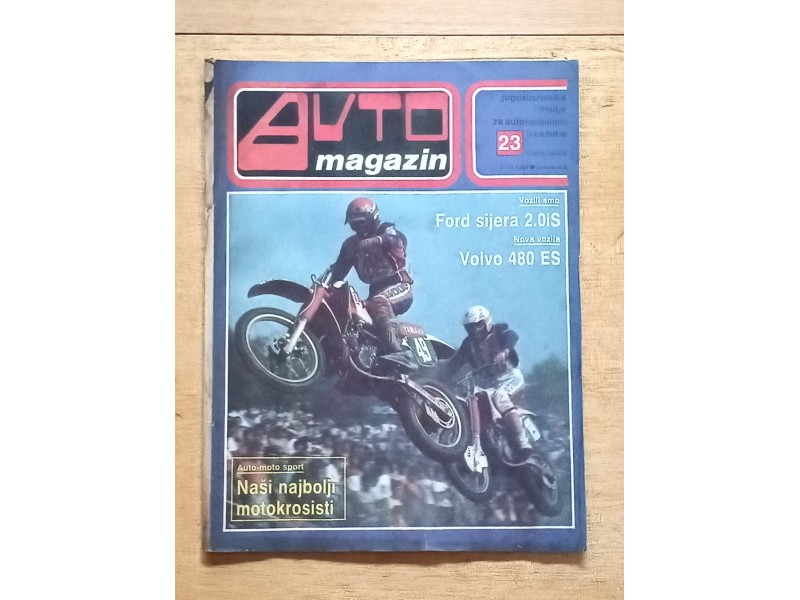 Auto Magazin - Broj 23 - 1985.g - Moto Kros -