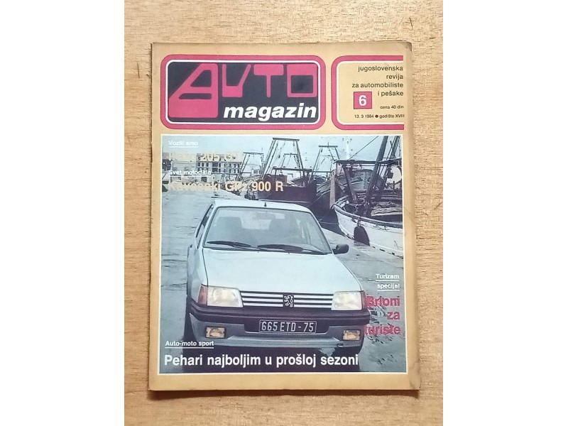 Auto Magazin - Broj 6 - 1984.g - Motor Kavasaki