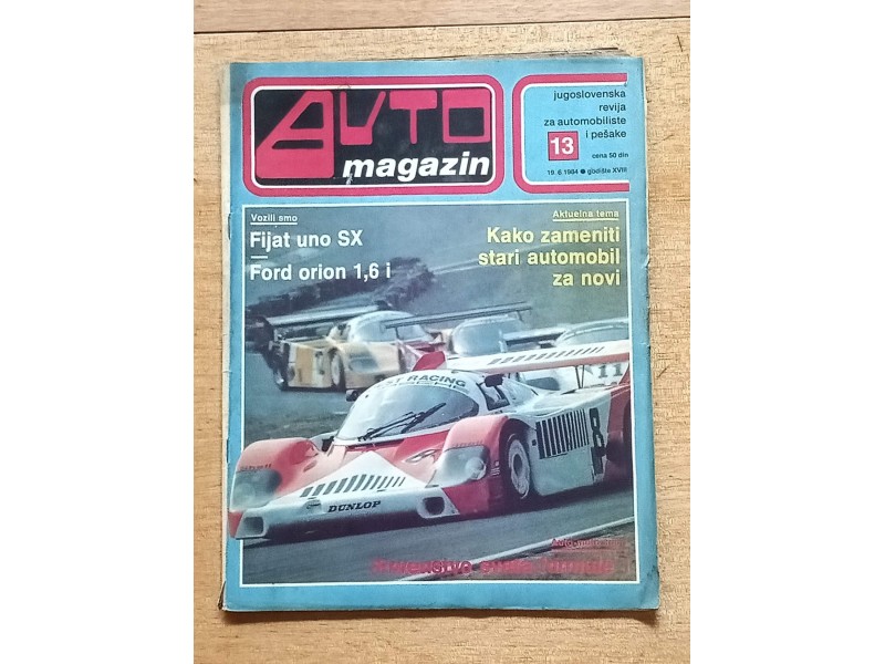 Auto Magazin - Broj 13 - 1984.g - Formula 1