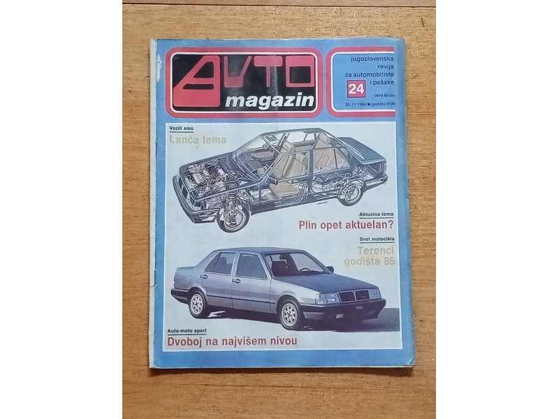 Auto Magazin - Broj 24 - 1984.g - Lanča Tema