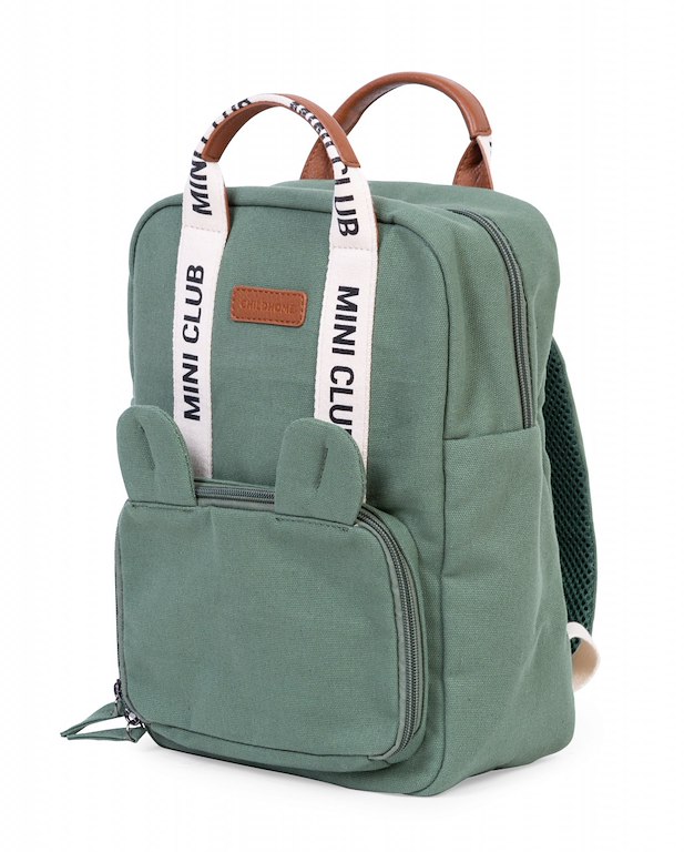 Childhome MINI CLUB SIGNATURE ranac, Canvas - Green