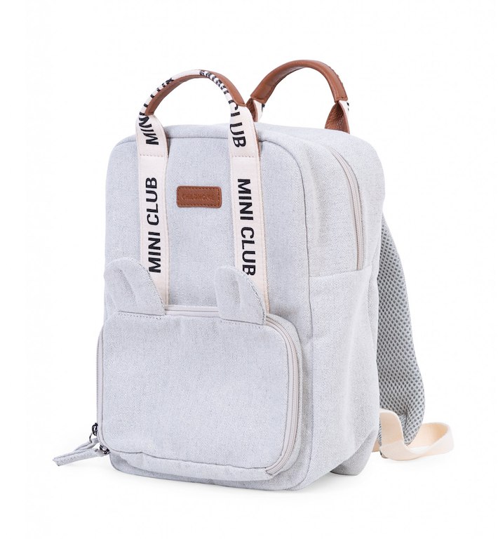 Childhome MINI CLUB SIGNATURE ranac, Canvas - Off White