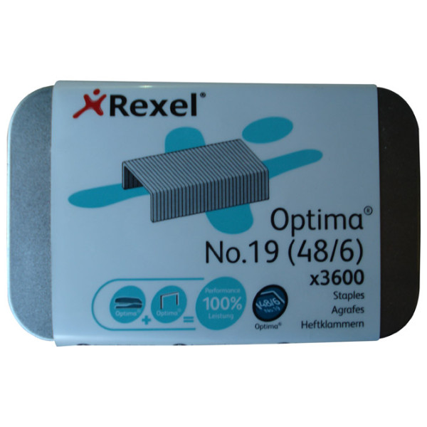 Klamerice br.48/6 pk3600 Optima Rexel 2102498