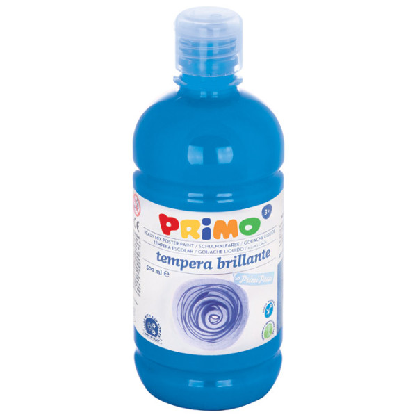 Boja tempera 0,5 litra Primo CMP 202BR500501 svetlo plava (cyan)