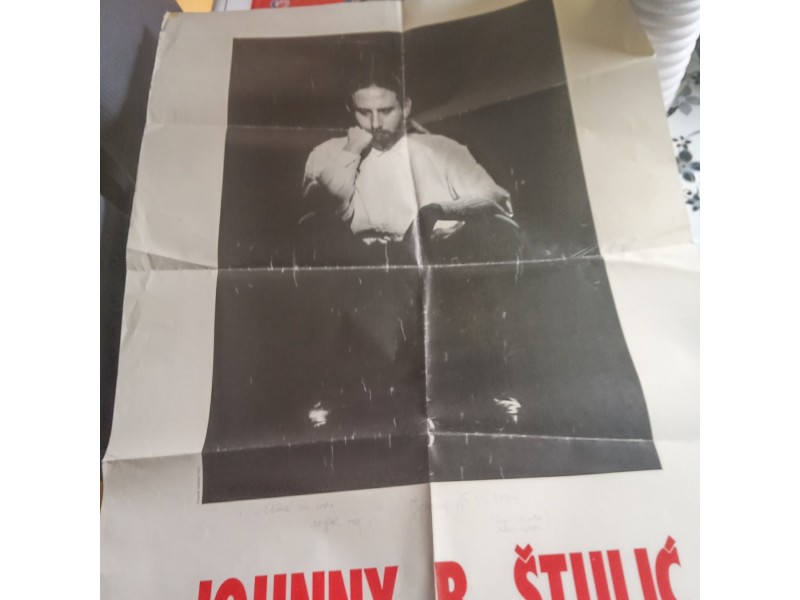 Plakat(Johnny Štulić)- Azra