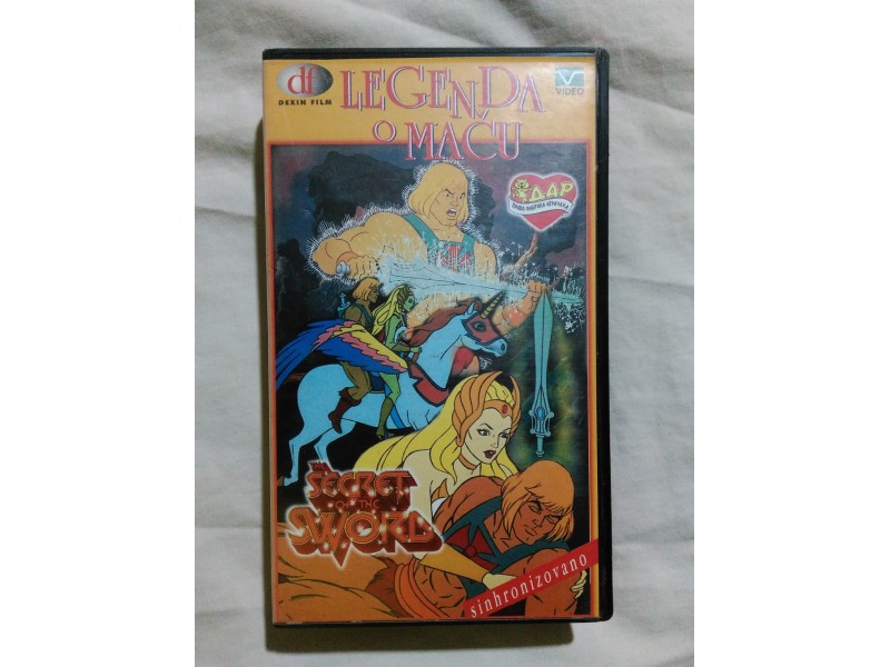 Legenda o maču, Masters of The Universe, VHS