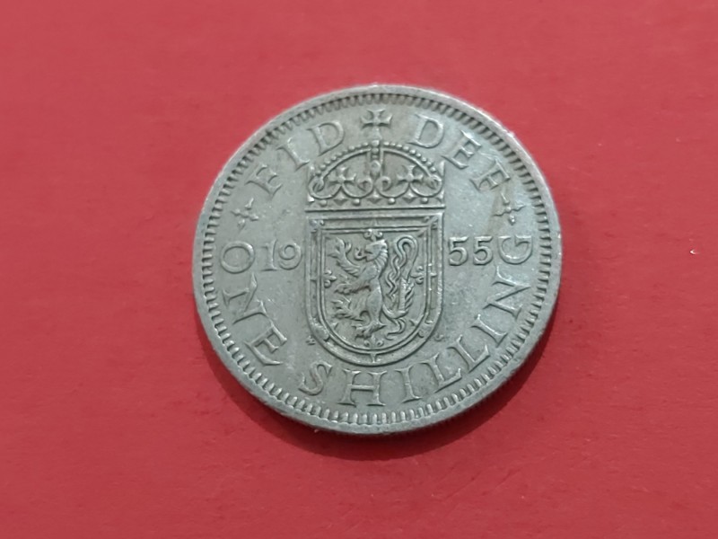 Britanija - 1 shilling 1955 god