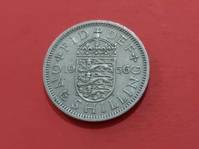 Britanija - 1 shilling 1956 god