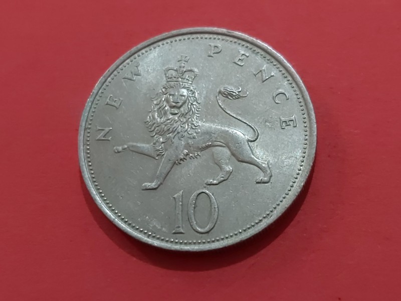 Britanija - 10 pence 1969 god