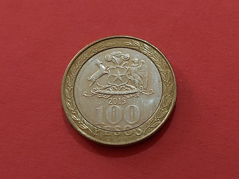 Čile - 100 pesos 2015 god