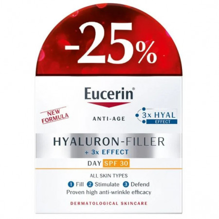 EUCERIN HYALURON-FILLER DNEVNA KREMA 50ml SPF30 -25%