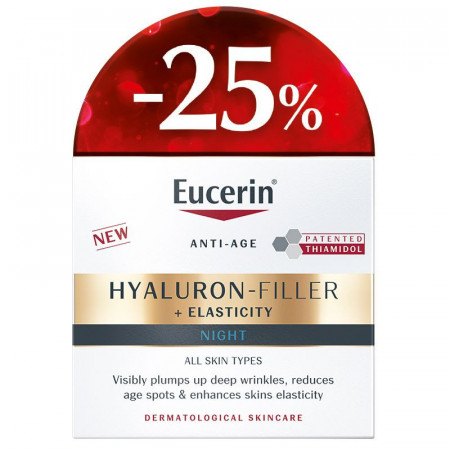 Eucerin Hyaluron-Filler + Elasticity noćna krema 50ml -25%