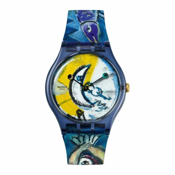 Swatch SUOZ365 Chagall Blue Circus