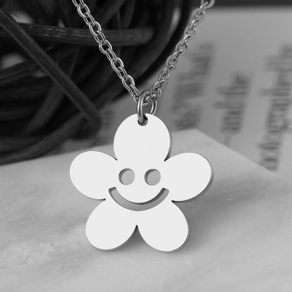 Lancic - Cvet sa osmehom - 316L Predivna ogrlica koja nikada ne bledi