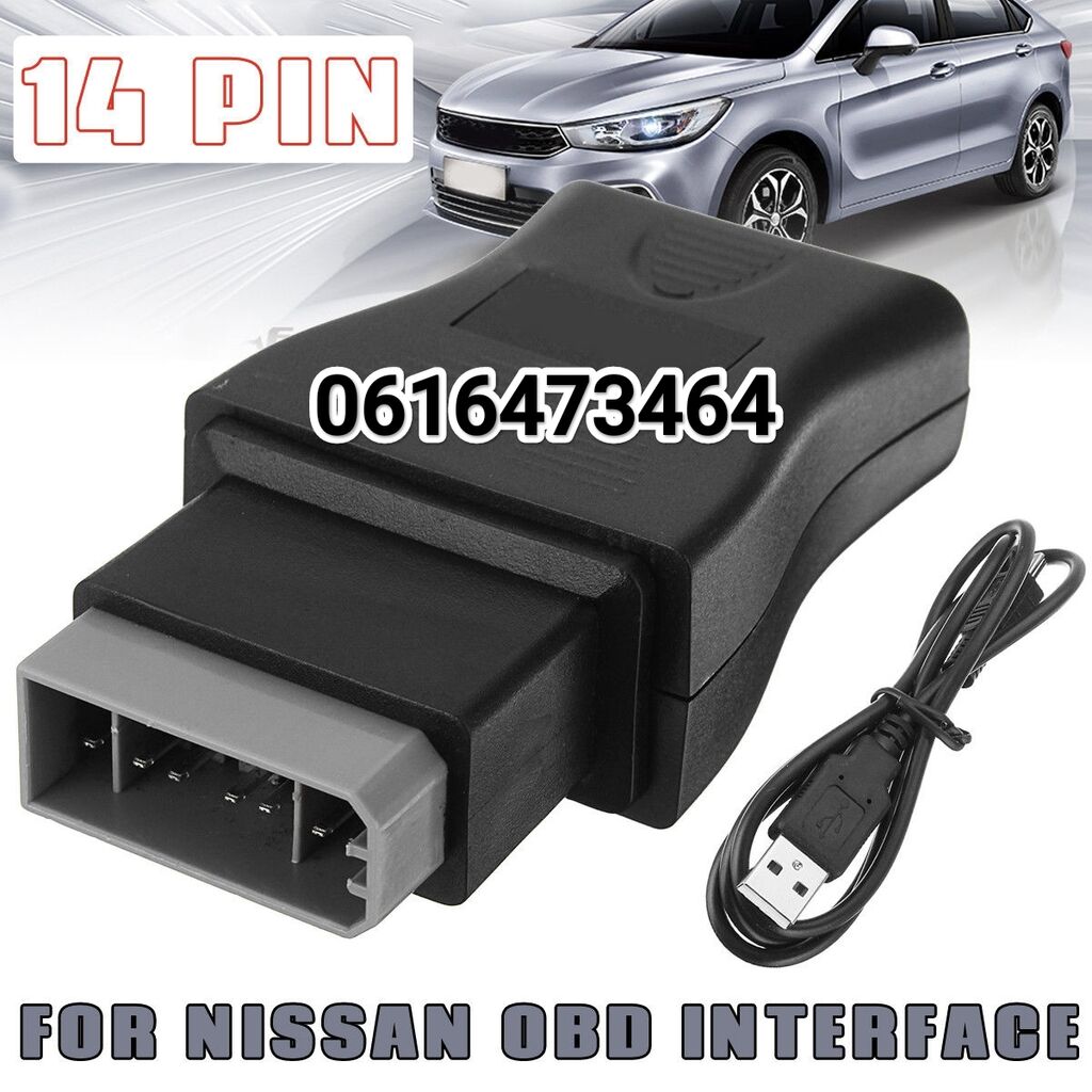 Nissan Consult Interface 14 pin USB Auto Dijagnostički alati Opis