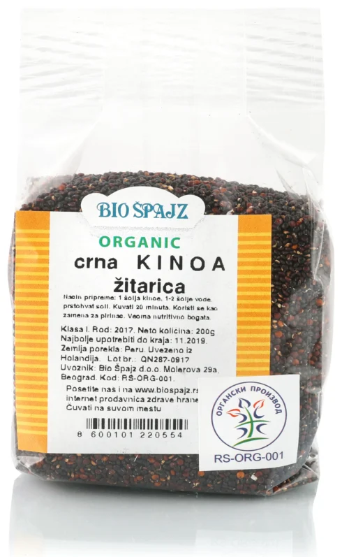 Kinoa crna 200g Bio Spajz – organski proizvod