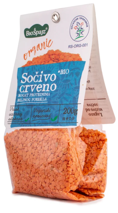 Sočivo crveno 200g Bio Spajz – organski proizvod