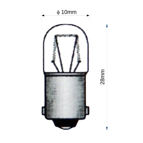 SIJALICA Ba9S 28V 2W (fi10x28mm)