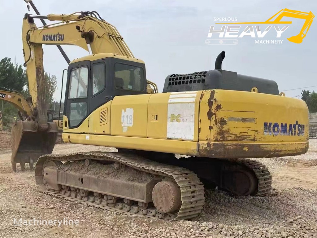 Komatsu PC300-7 bager na šinama