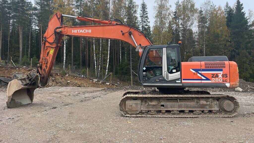 Hitachi ZX 280 LC-3 + 2D Novatron syvyysmittari bager guseničar