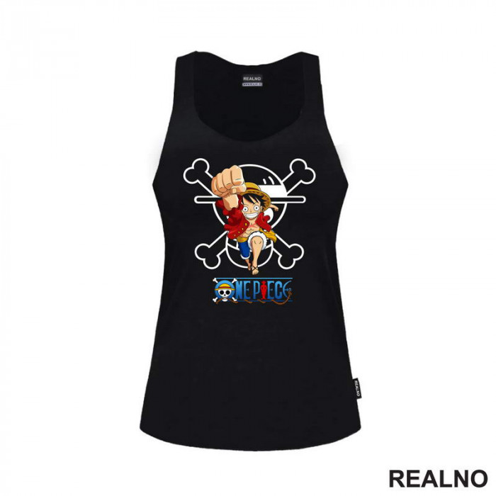 LUFFY JUMPS - ONE PIECE - MAJICA