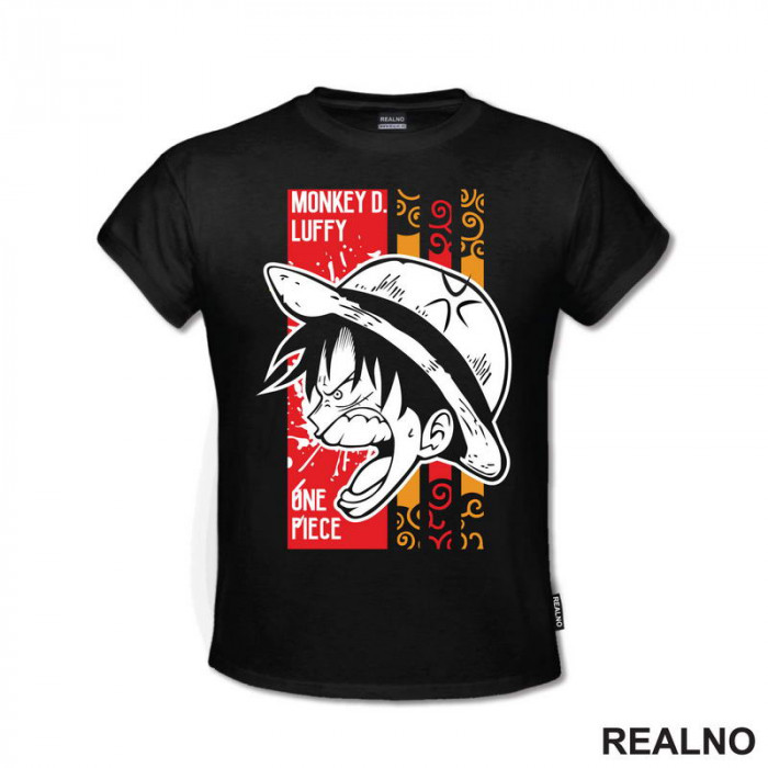 LUFFY YELLING - ONE PIECE - MAJICA