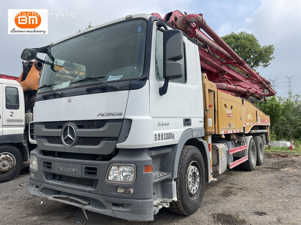 Sany na šasiji Mercedes-Benz Actros 3344 pumpa za beton