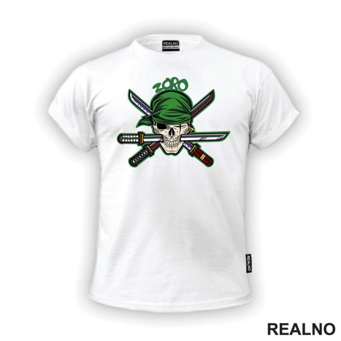 ZORO SKULL - ONE PIECE - MAJICA