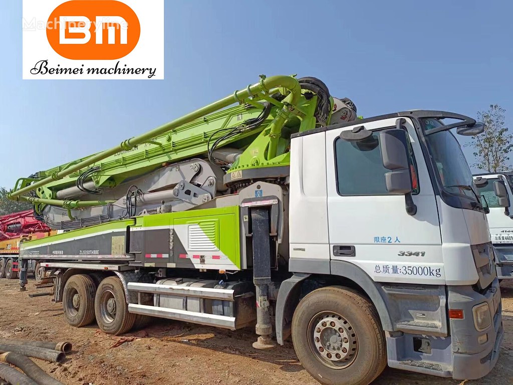 Zoomlion 2020 49m Concrete Pumping Truck na šasiji Mercedes-Benz Actros 3341 pumpa za beton