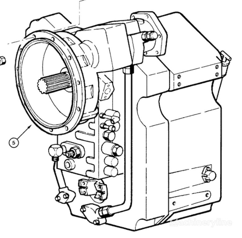 Case 75312852R 75312852R menjač za Case F140B F170B F200 RG200B RG200 RG140B RG170B prednjeg utovarivača