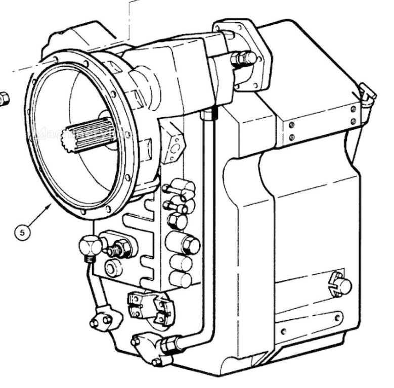 Case 75312852R menjač za Case 885 885B 865 865B grejdera