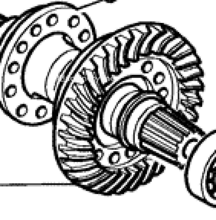 Case 76069070 osovina za 3550 građevinske mašine