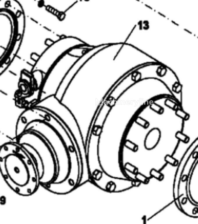 Case ND110664 diferencijal za PT240 PT240D građevinske mašine