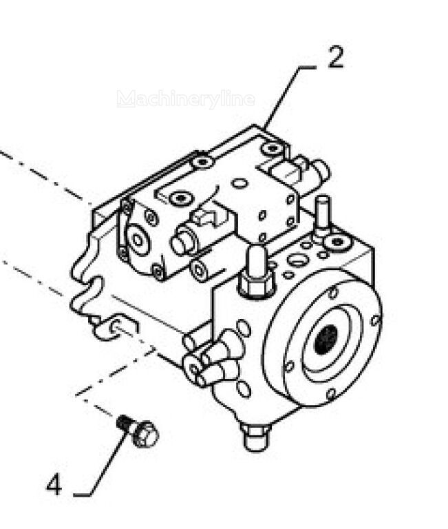 Case 47627371 hidraulična pumpa za Case DV209C DV210B DV210C građevinske mašine