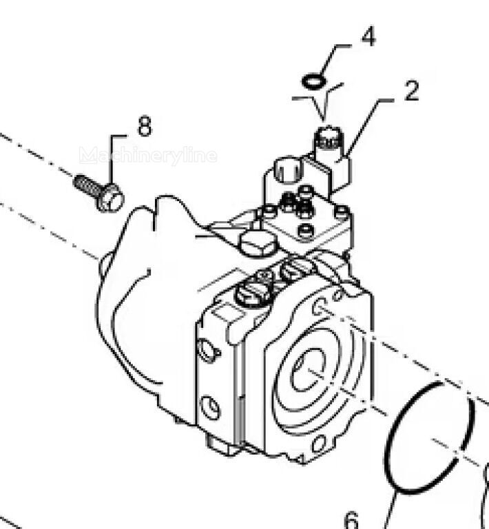 Case 47766630 hidraulična pumpa za Case DV209C DV210B DV210C DV209B kompaktora s jednim valjkom
