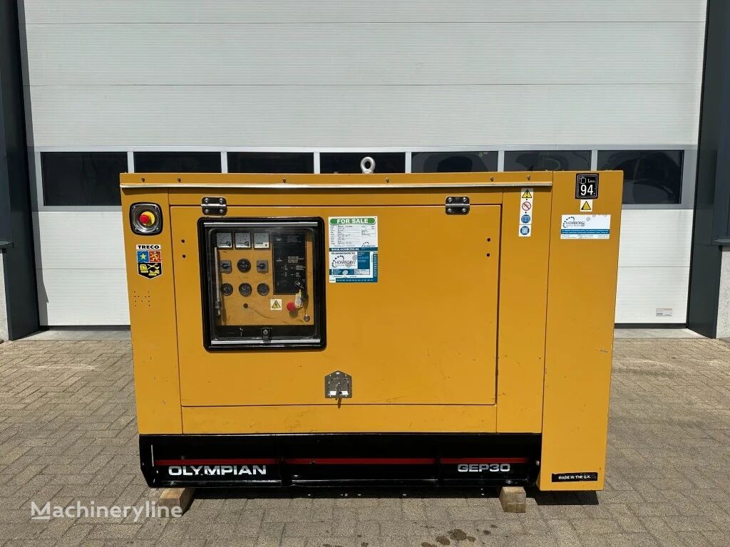 Perkins Olympian GEP 30 kVA Silent generatorset diesel generator